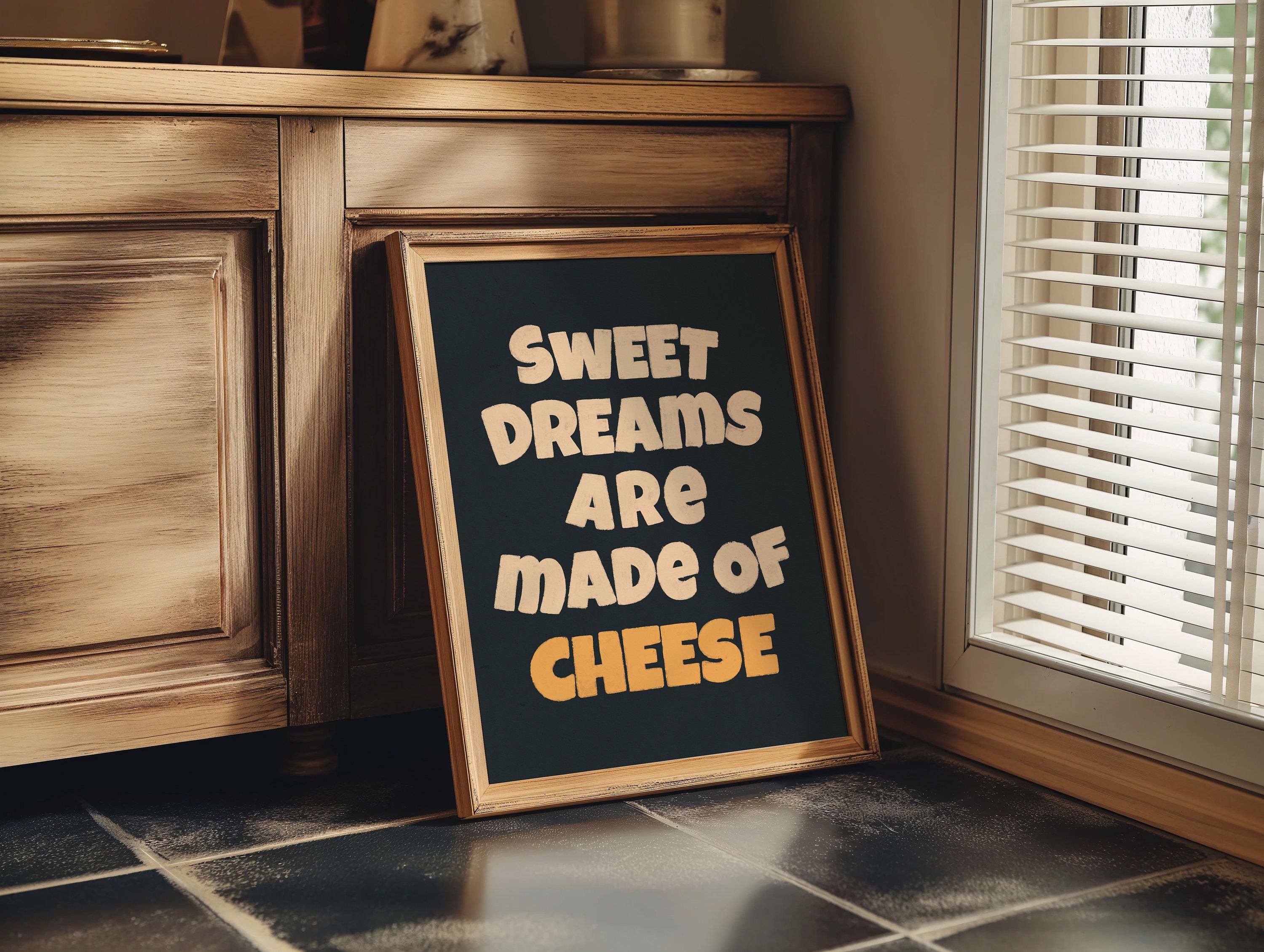 Kitchen Wall Art Printable Funny Poster, Modern Bold Typography Poster ...