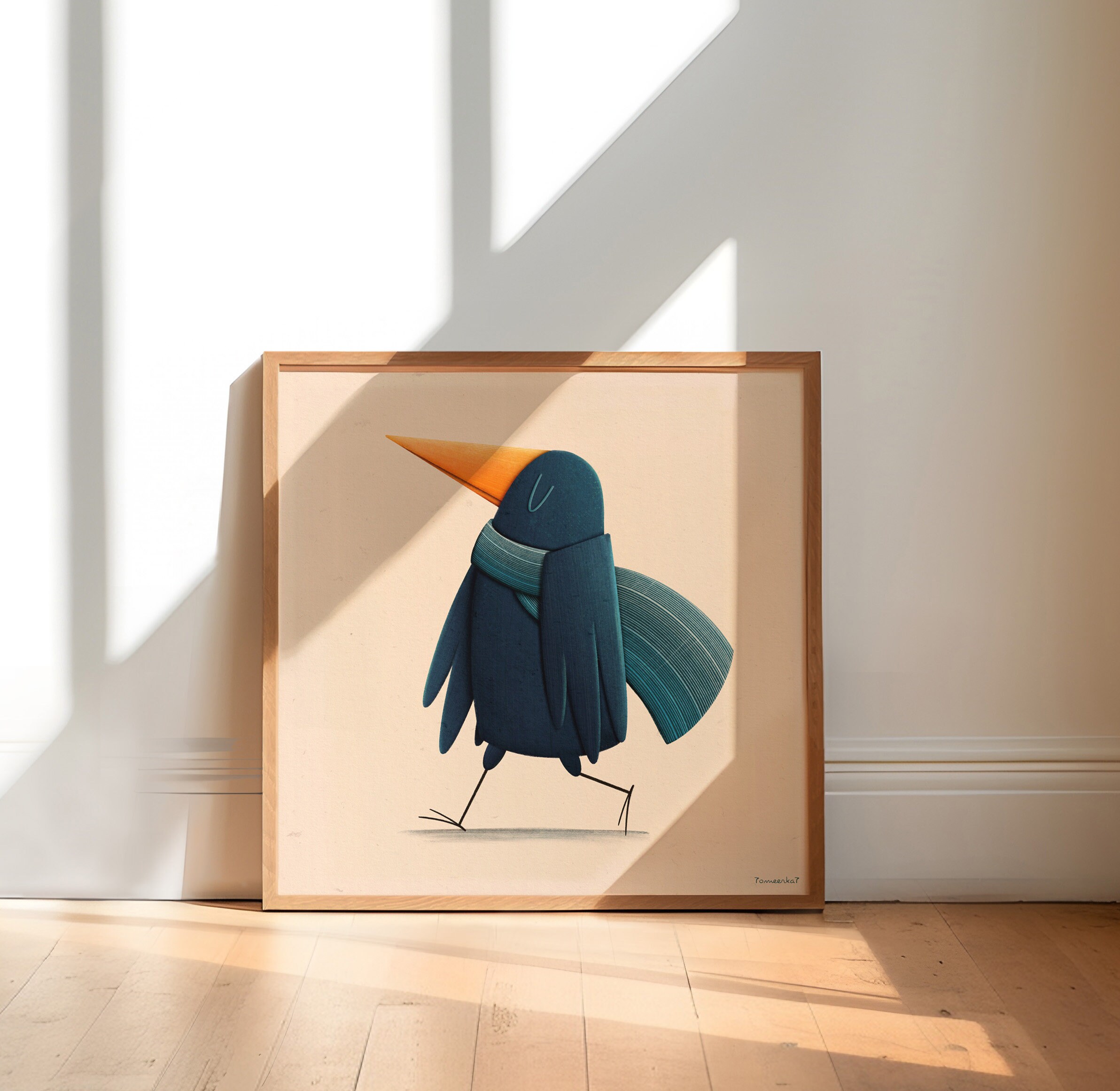 Blue Bird Print High Resolution Downloadable Art Print Digital Download ...