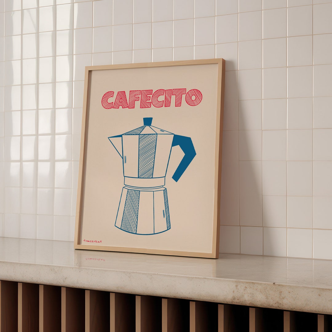 Cafecito Printable - Spanish Coffee Print, Cafecito Poster. Minimalist ...