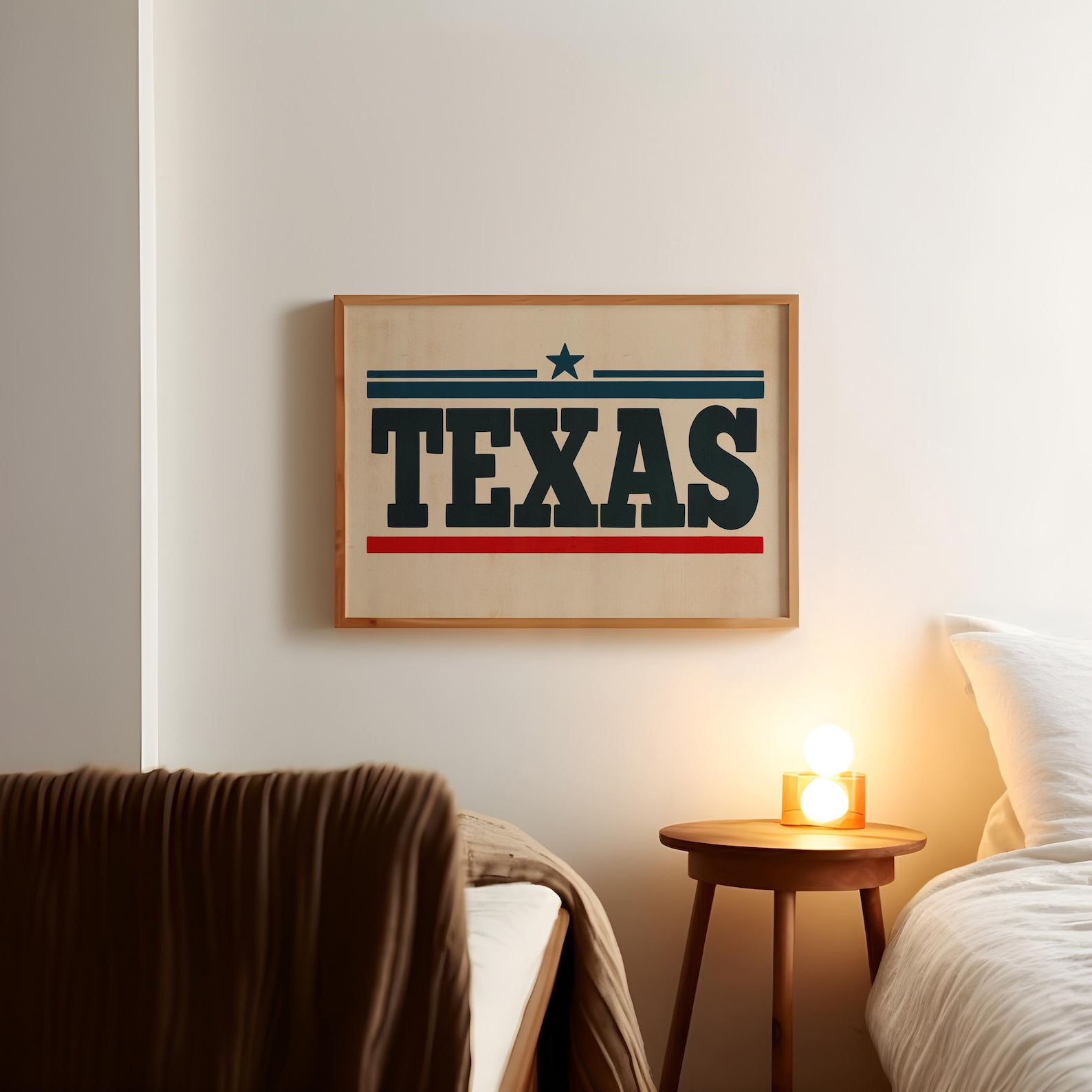 Texas Print - Texas Home Decor, Retro Texas Wall Art, Texas Lover Gift ...