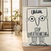 Stop Overthinking Print - Overthinker Trendy Wall Art, Quote Poster ...