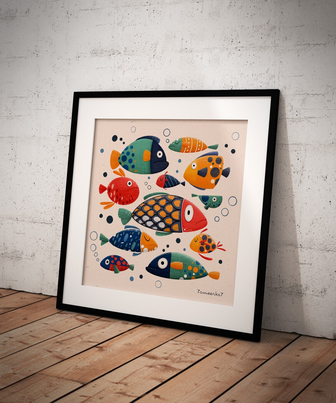 Grumpy Fish High Resolution Downloadable Art Print Digital Download ...