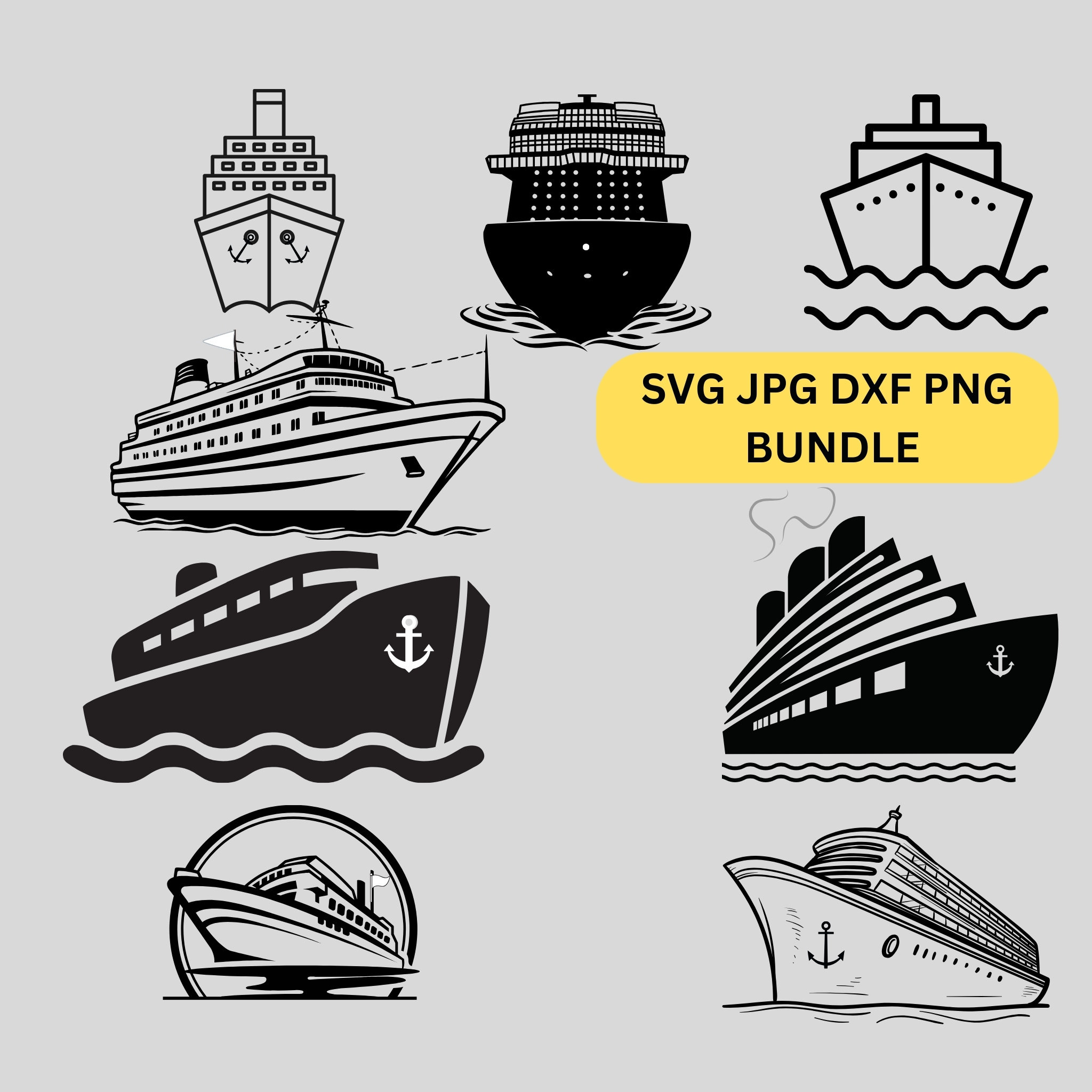 Cruise Ship SVG Bundle | Boat Bundle | Cruise Svg | Cruise Ship Bundle ...