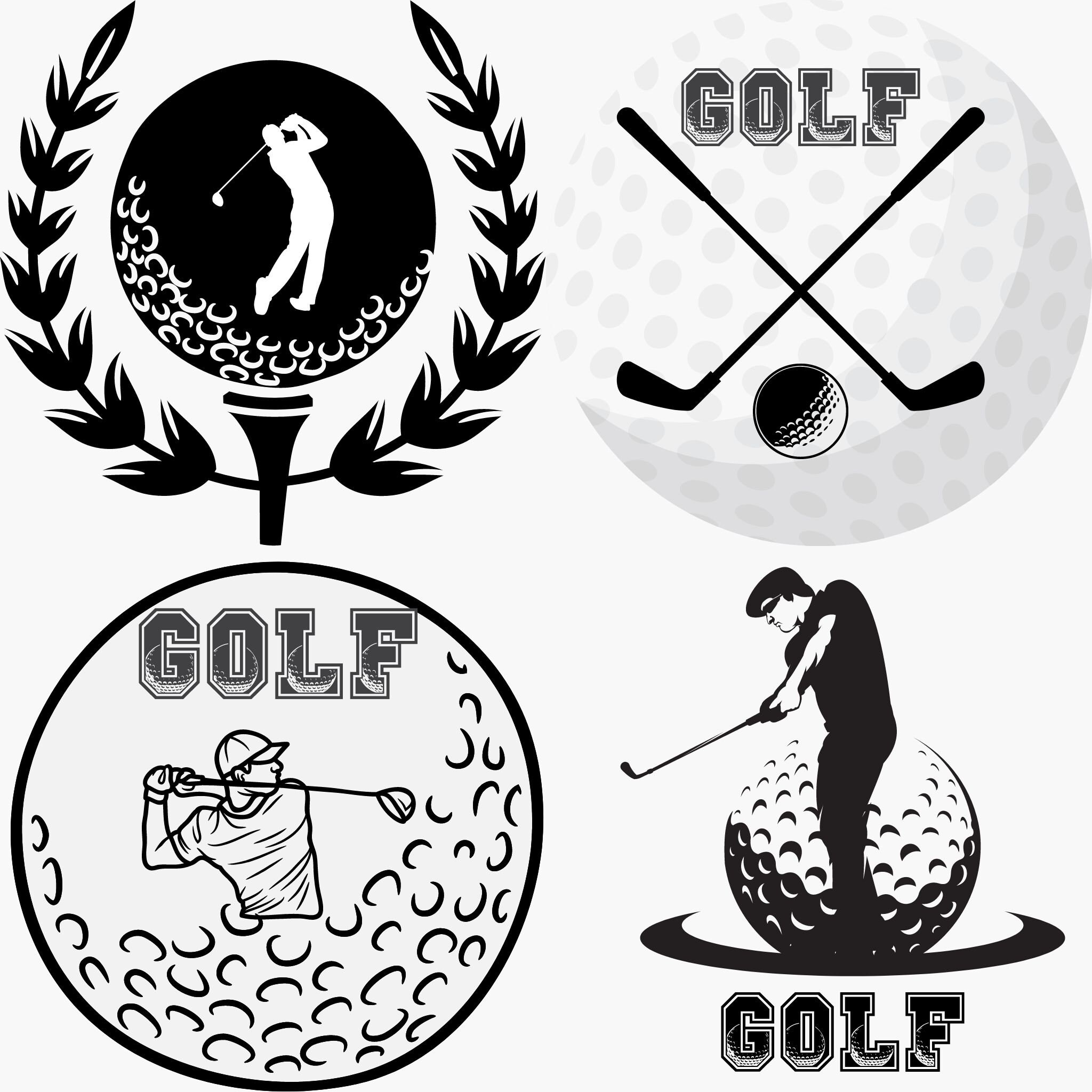 Golf SVG Bundle Golf Ball SVG Bundle Golf Club Svg Swing Svg Golf ...