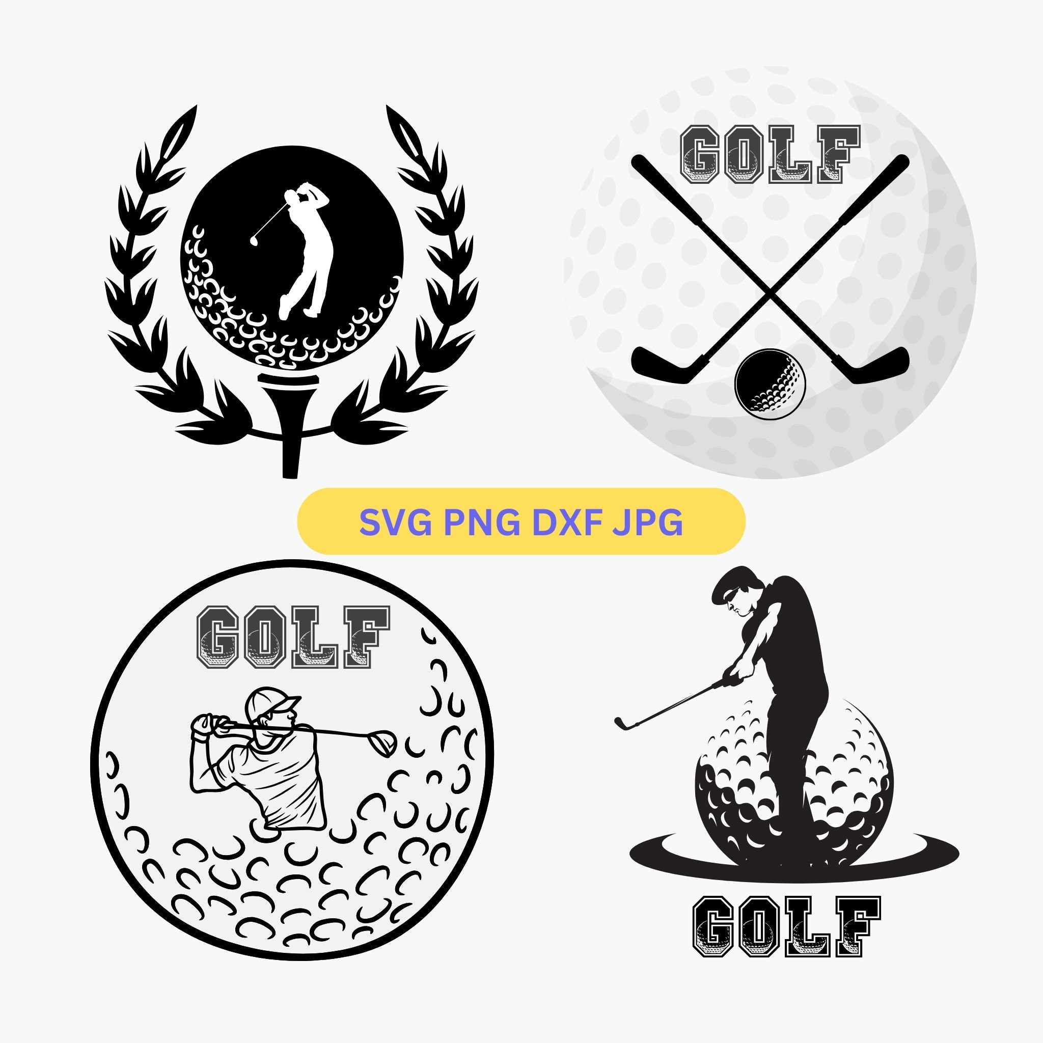 Golf SVG Bundle | Golf Ball SVG Bundle | Golf Club Svg | Swing Svg Golf ...