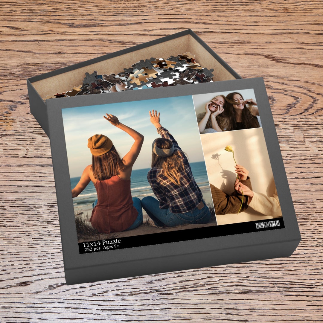 Best Friend Puzzle, Custom BFF Gift, Custom Friendship Collage, BFF ...