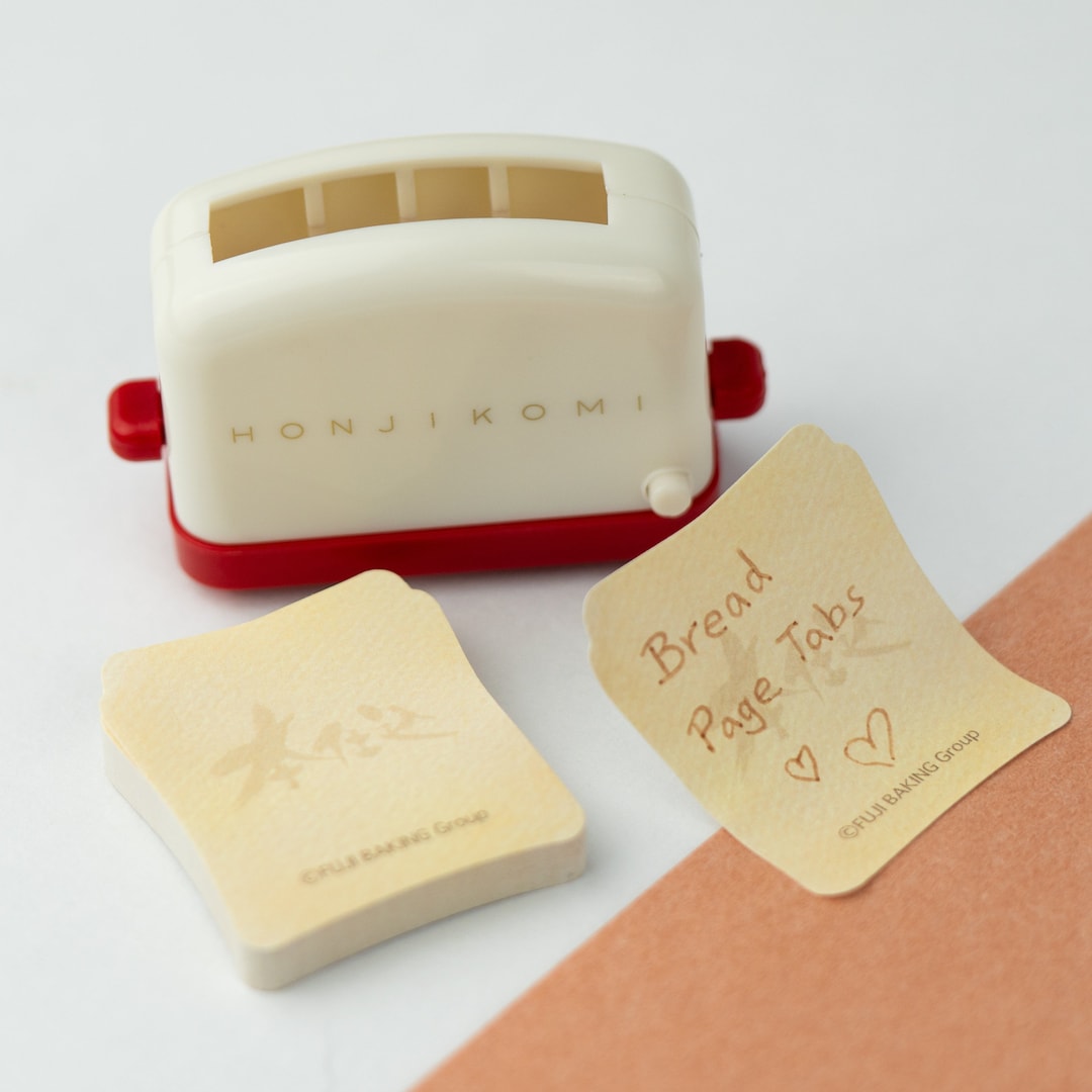 Fujipan Mini Toaster Sticky Note Tabs Kawaii Japanese Food Themed Memo ...