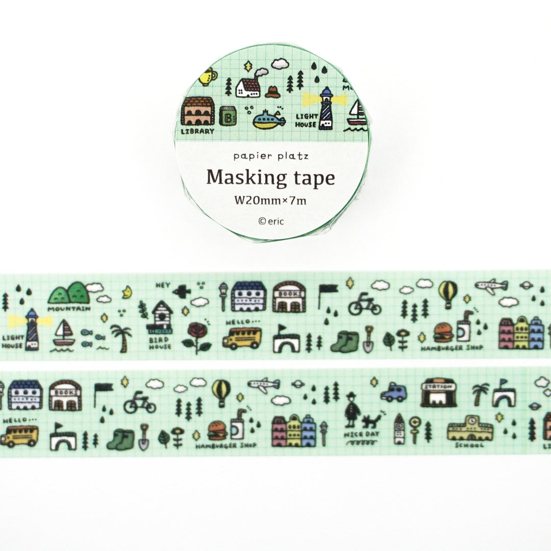 Papier Platz X Eric Small Things Washi Tape - My City (20mm) - for ...