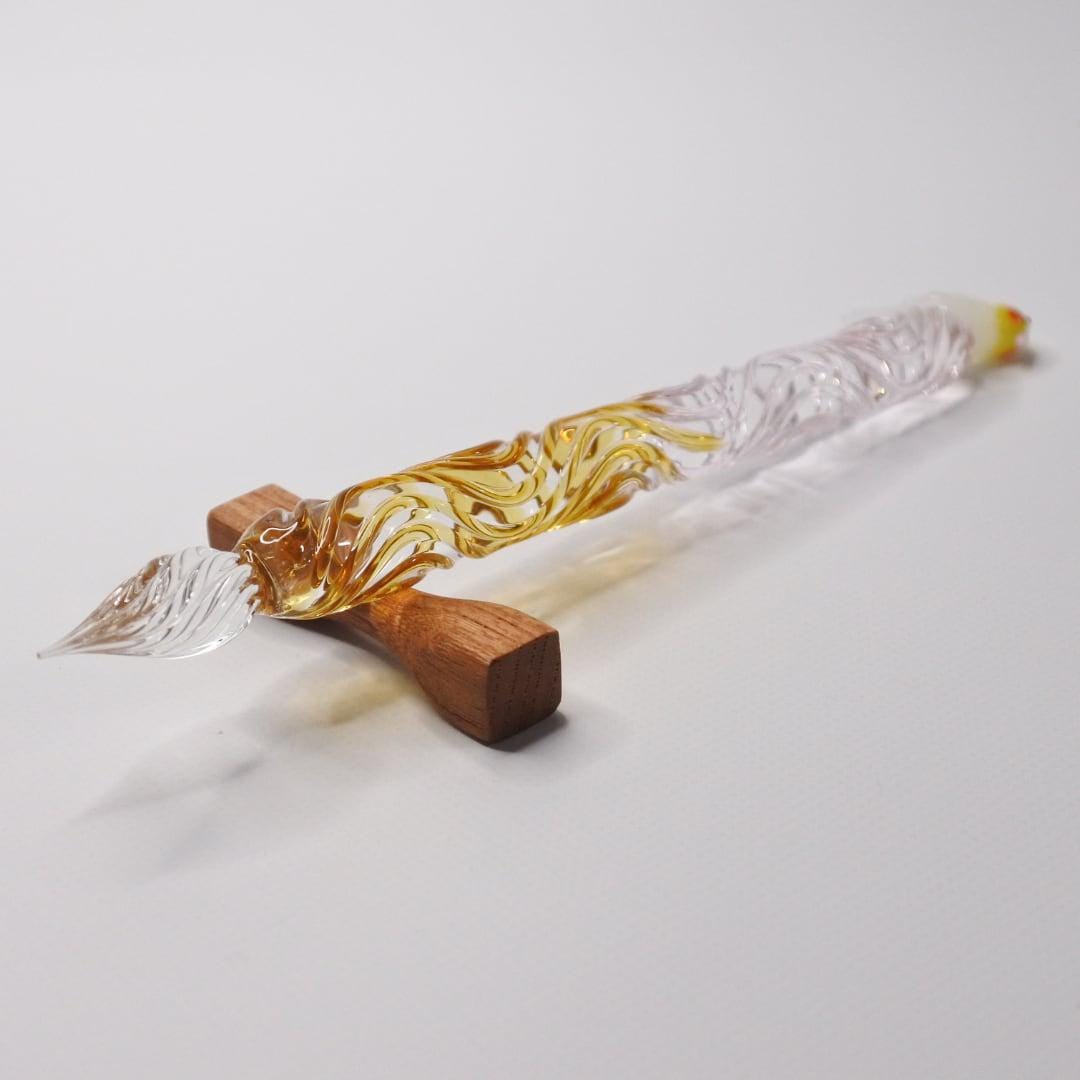 Clarto Lavie Parakeet Glass Dip Pen (yellow Bird) Handmade Animal ...