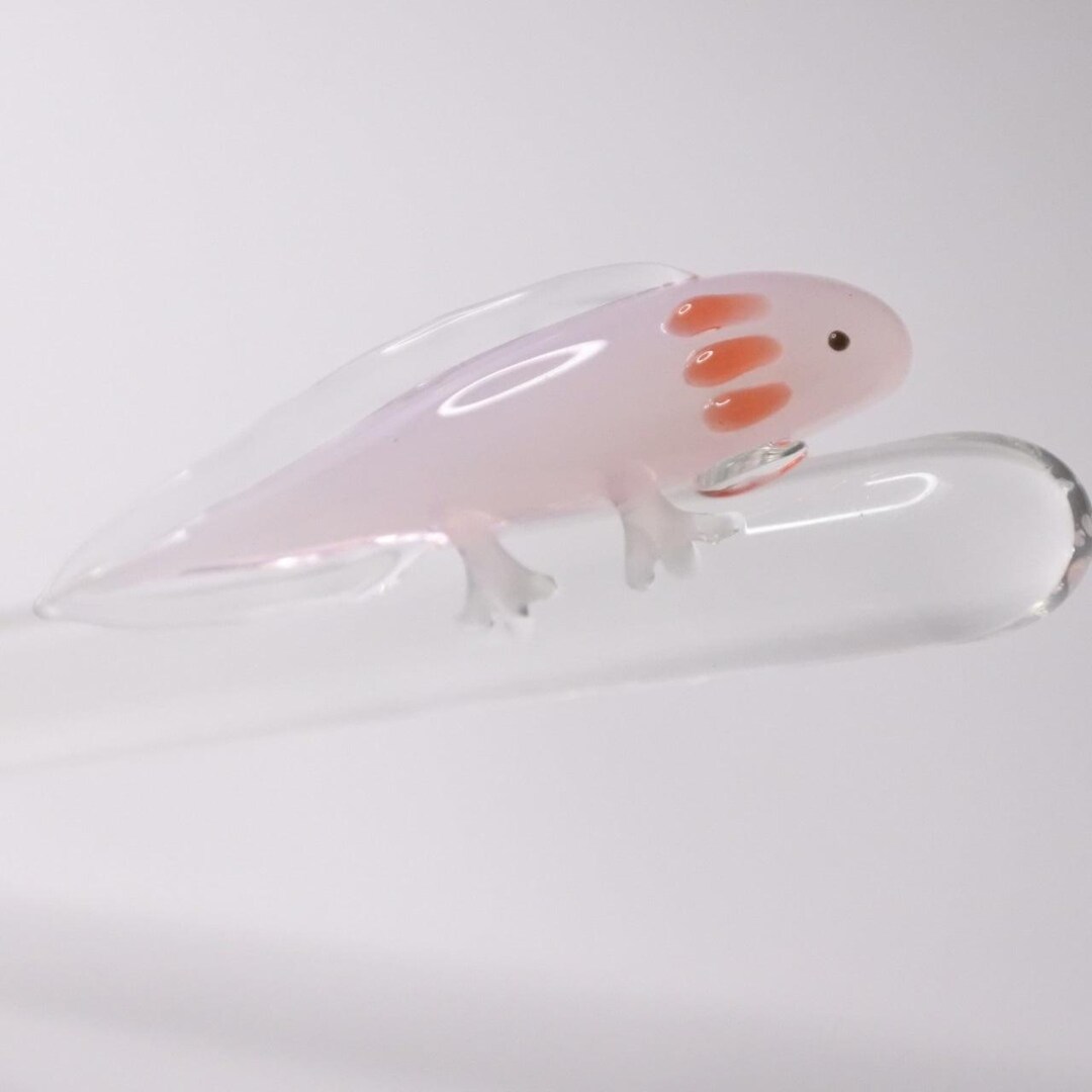 Clarto Lavie Axolotl Glass Dip Pen (pink) Handmade Animal Calligraphy ...