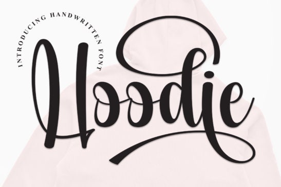 Hoodie Font, Vintage Font, Cricut Fonts, Casual Font, Modern Font ...