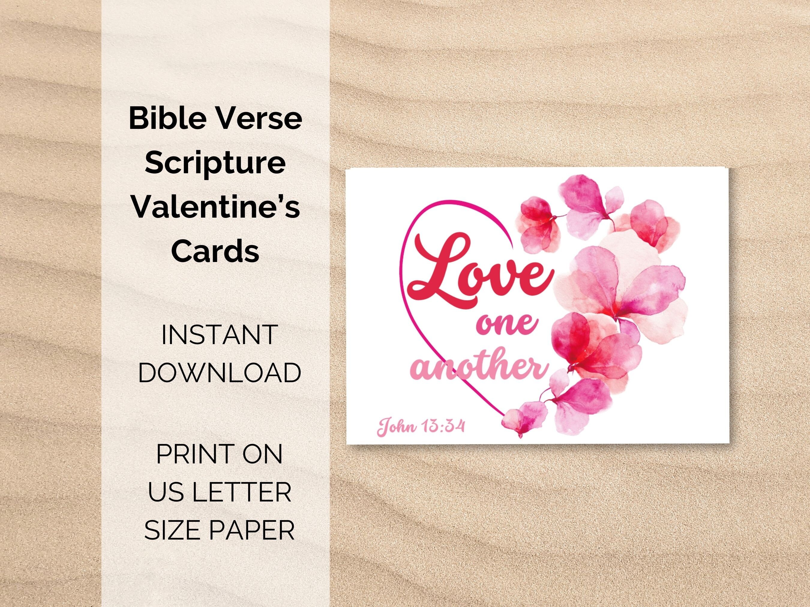 Christian Valentine Cards, Bible Verse Valentine Cards, Scripture ...