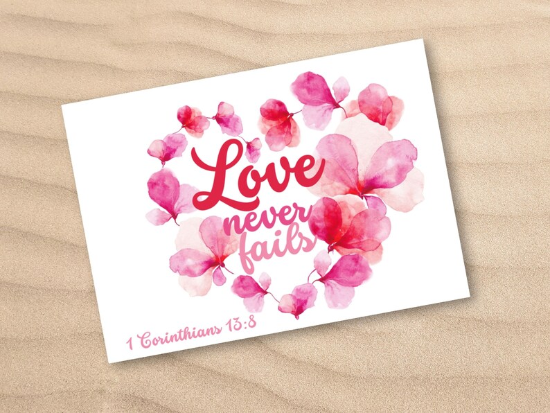 Christian Valentine Cards, Bible Verse Valentine Cards, Scripture ...