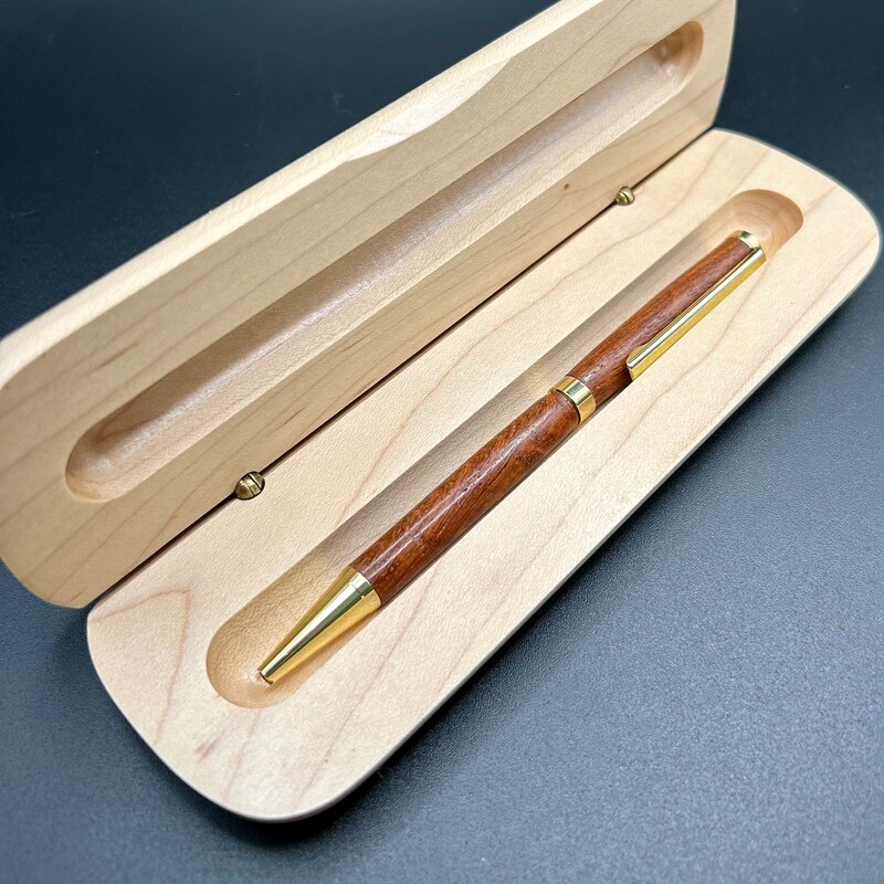 Wood Pen Box - Etsy