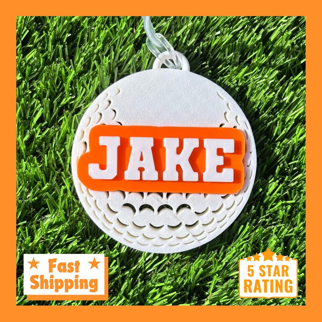 GOLF BAG TAG • Golf Gift • Golf Name Tag • Perfect Gift for Golf ...