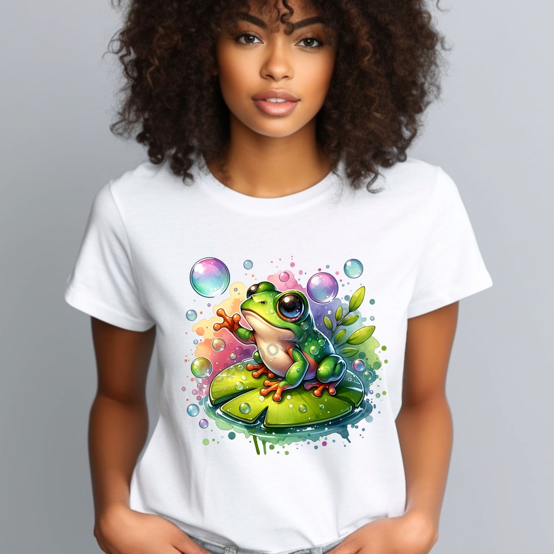 Cute Frog Sitting on Lily Pad SVG Digital File for Download, Digital ...