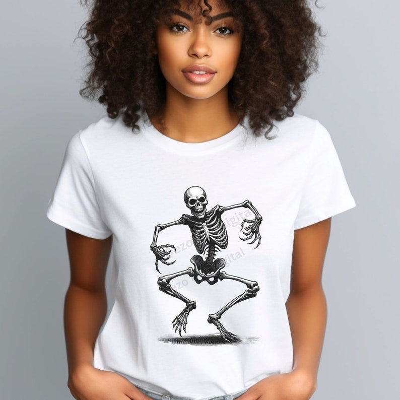 Dancing Skeleton SVG File, Digital Skeleton PNG, Digital JPG File ...