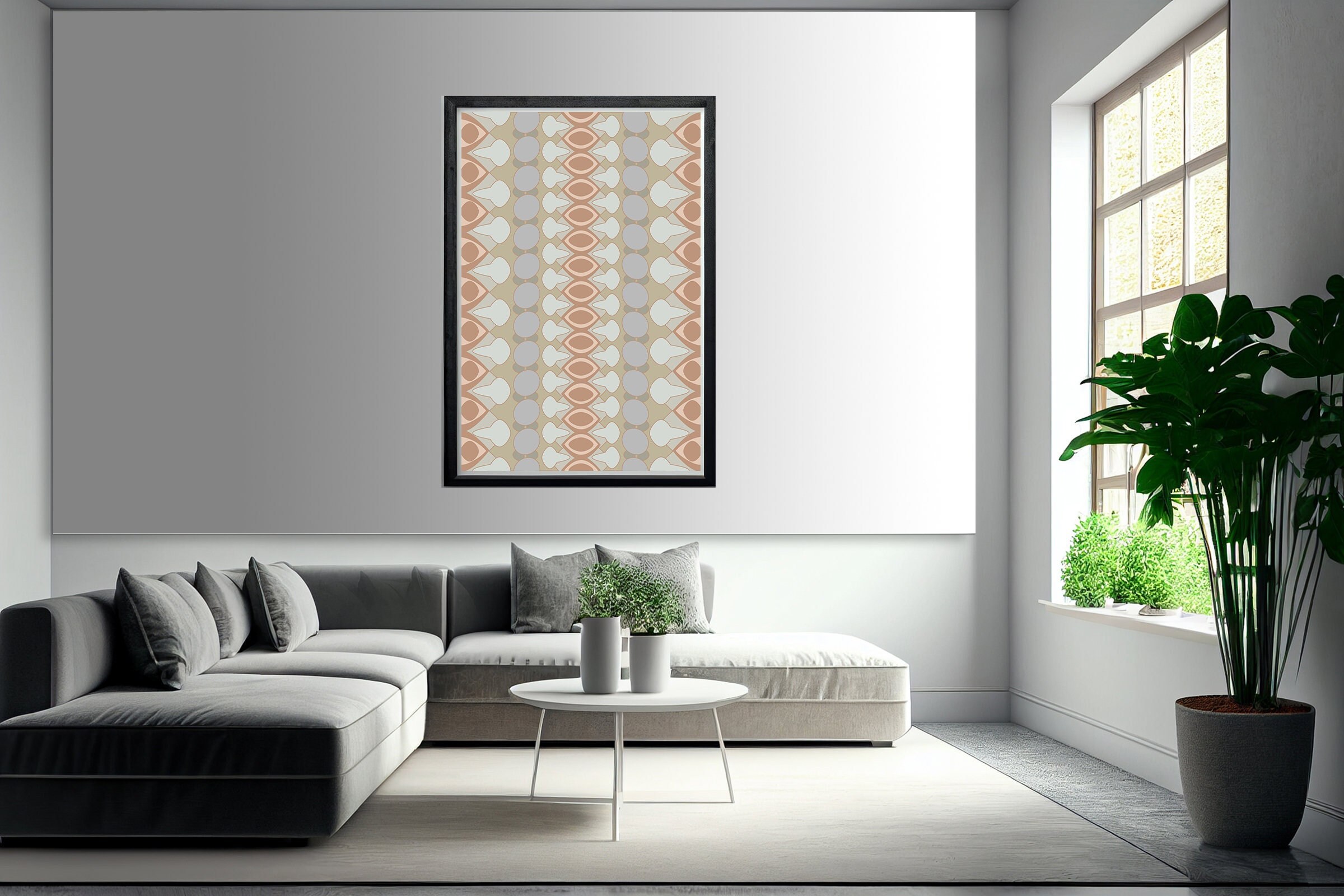 Late 19th Century Vienna Secession-style Pattern Wall Art - Etsy