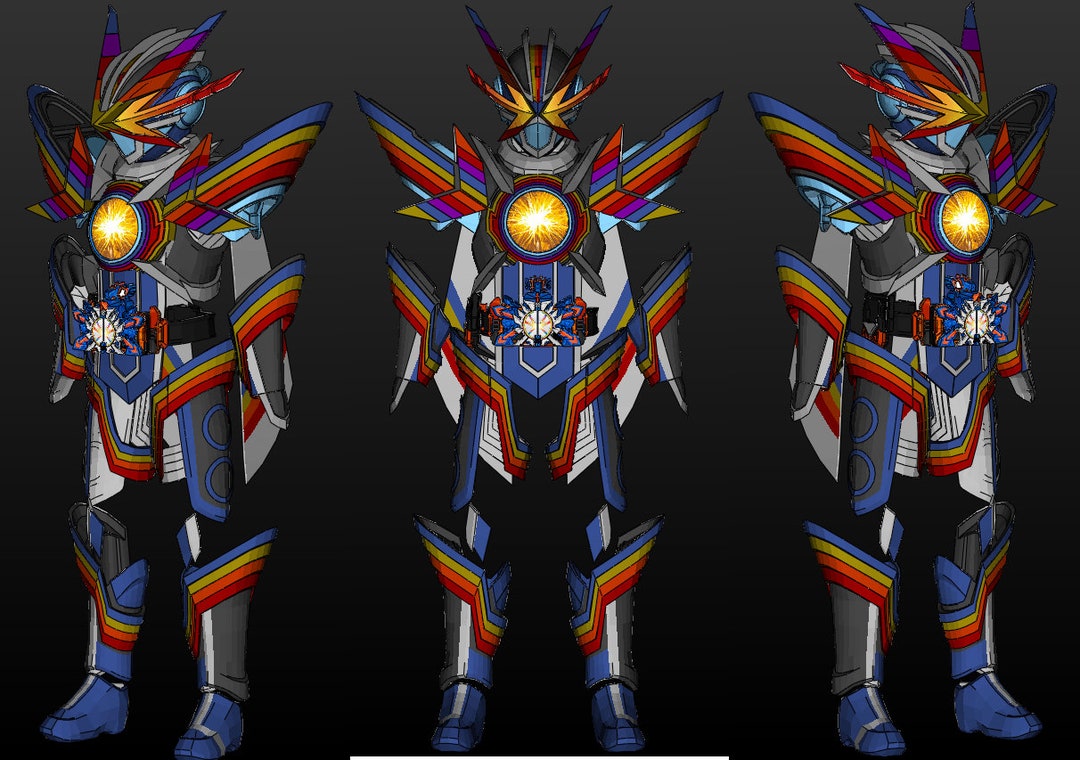Kamen Rider Rainbow Gotchard - Etsy