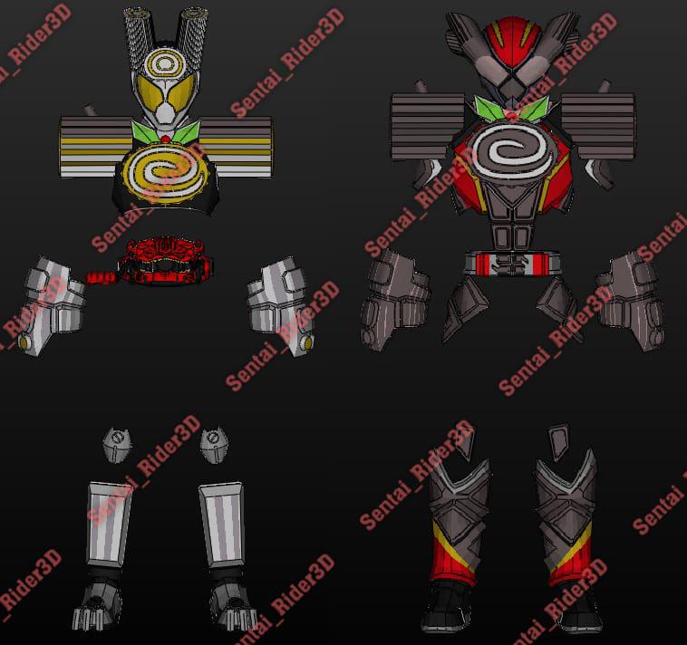 Kamen Rider Gavv & Valen Bushel - Etsy