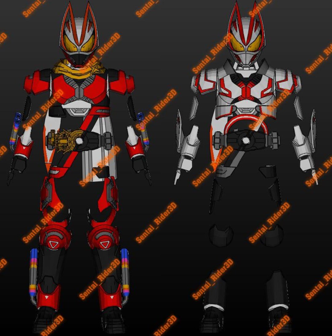 Kamen Rider Geats Mark 3 and Boost Fever PEPAKURA - Etsy