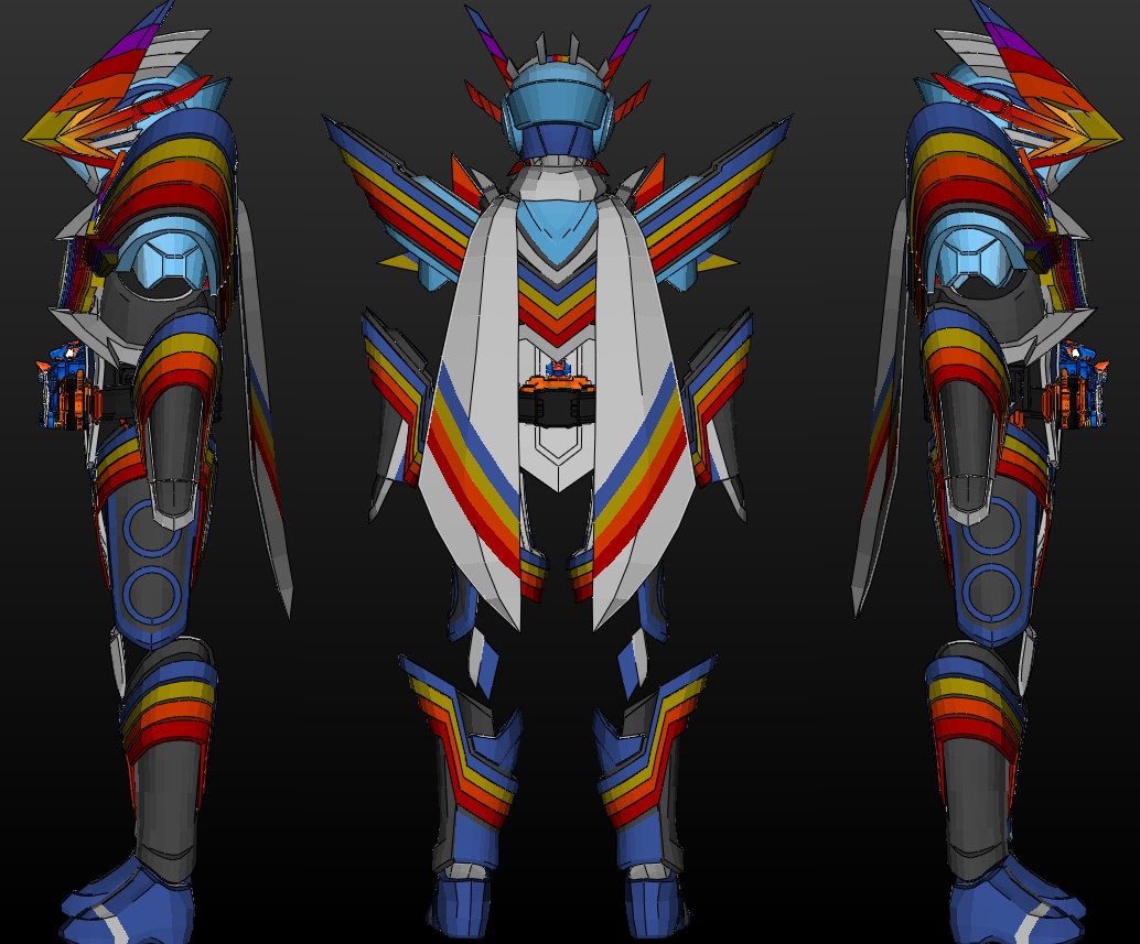 Kamen Rider Rainbow Gotchard - Etsy