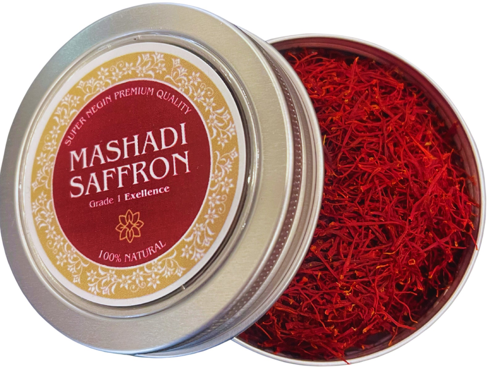 Mashadi Saffron - Premium , Exquisite All Red Super Negin! - Grade A+ ...