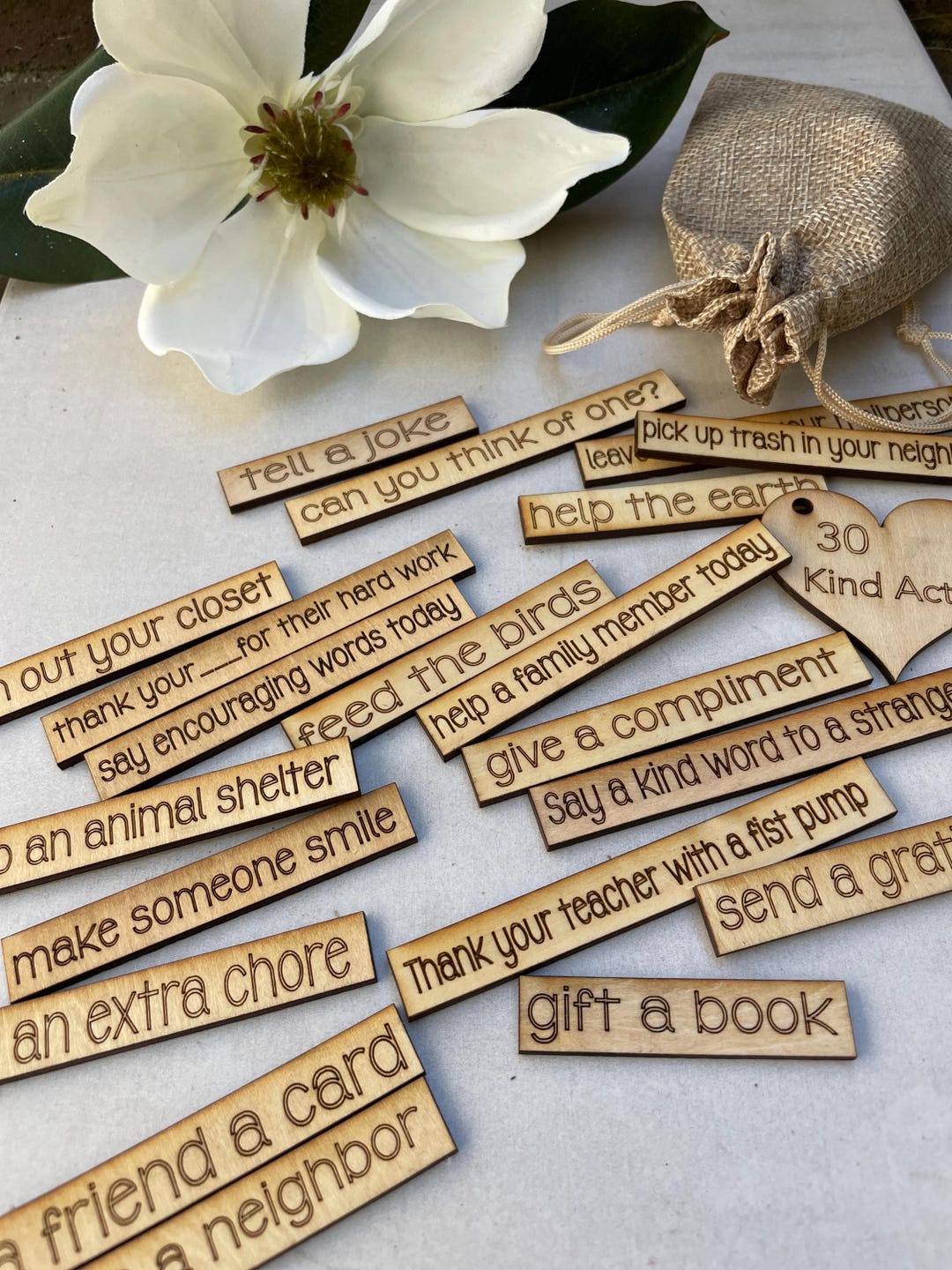 Scrap Buster 30 Kindness Acts, SVG FILE, Fun for Kids, Laser Cut - Etsy