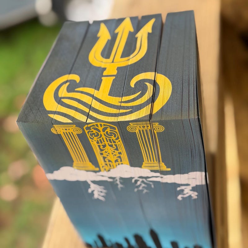 Percy Jackson Lightning Thief Book Cover - Etsy