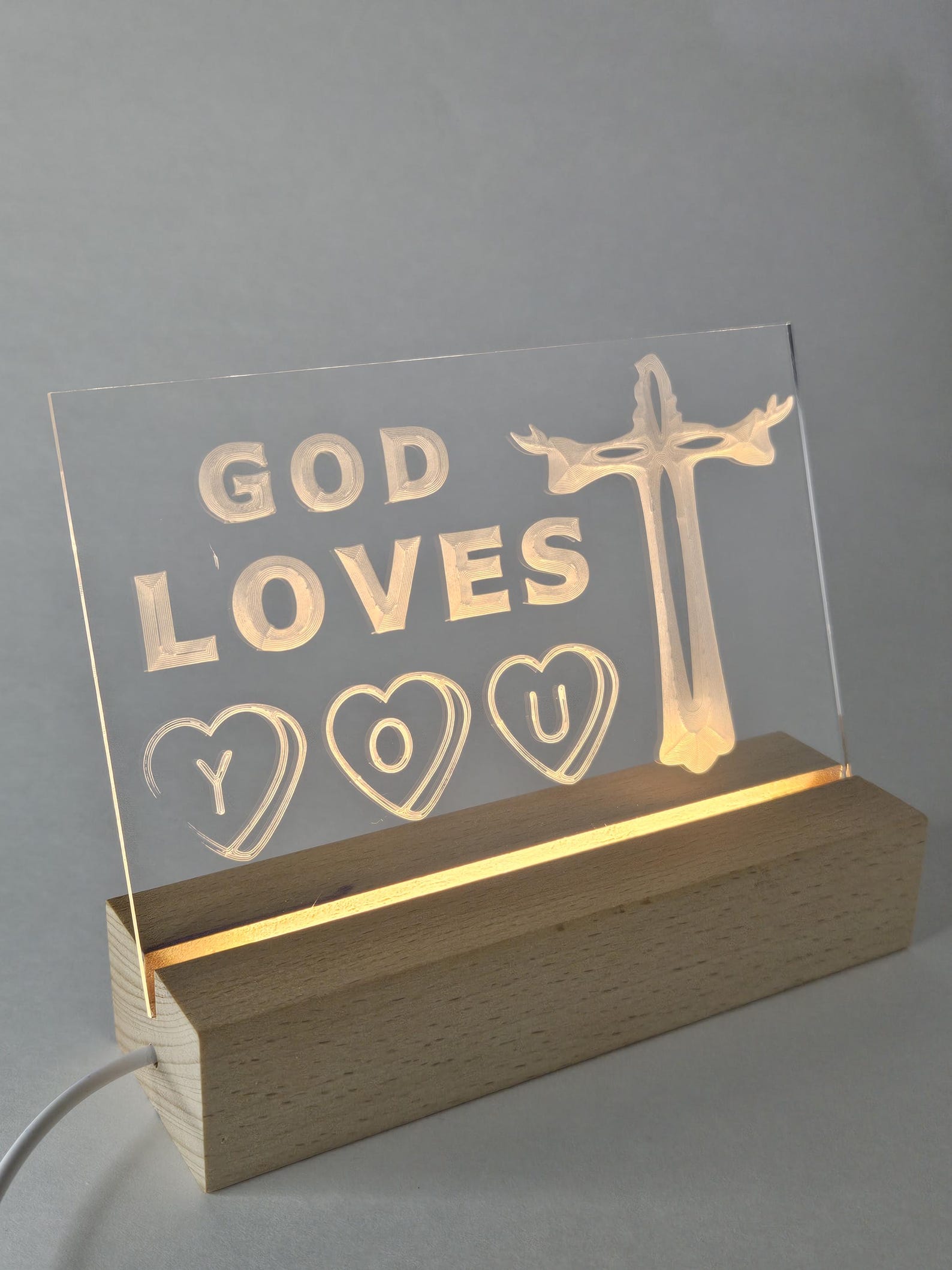 Personalized Bible Verse LED Light, Custom Favorite Bible Verse Gift ...