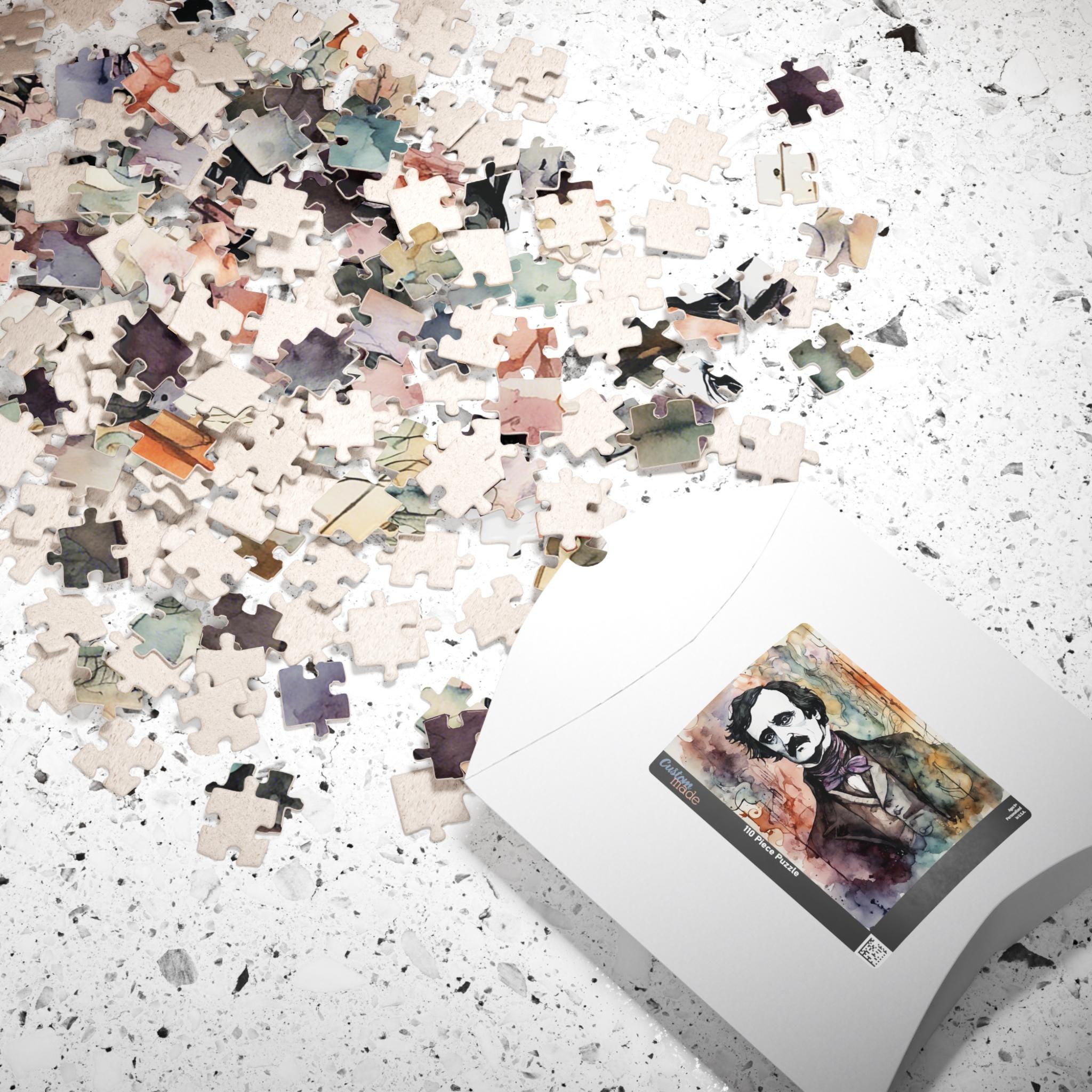 Edgar Allan Poe Jigsaw Puzzle | Dark Academia | Classic Horror ...