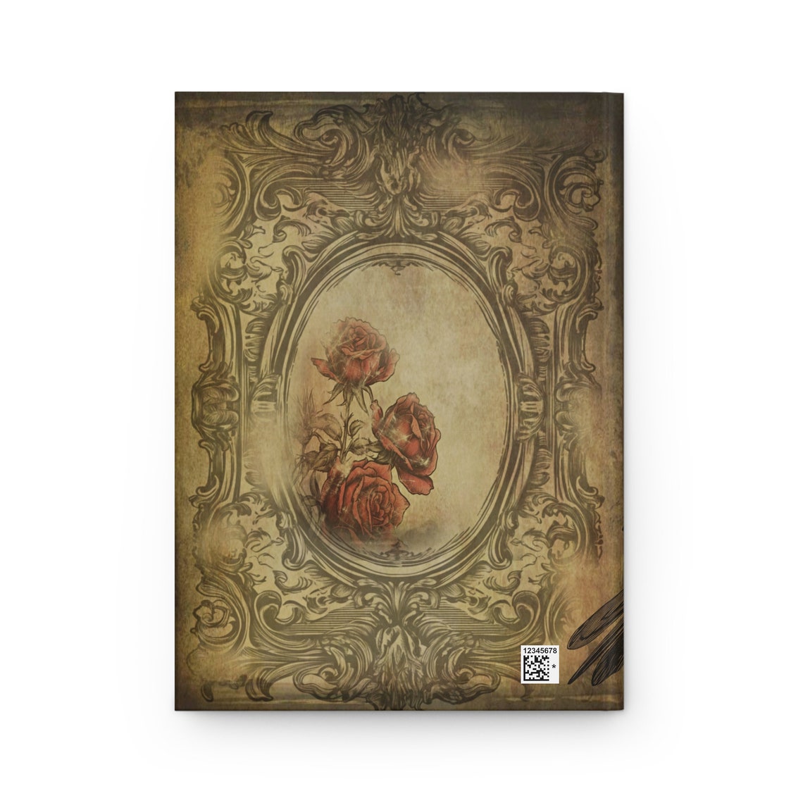 The Raven Journal | Victorian Gothic Lined Notebook | Hardcover Book ...