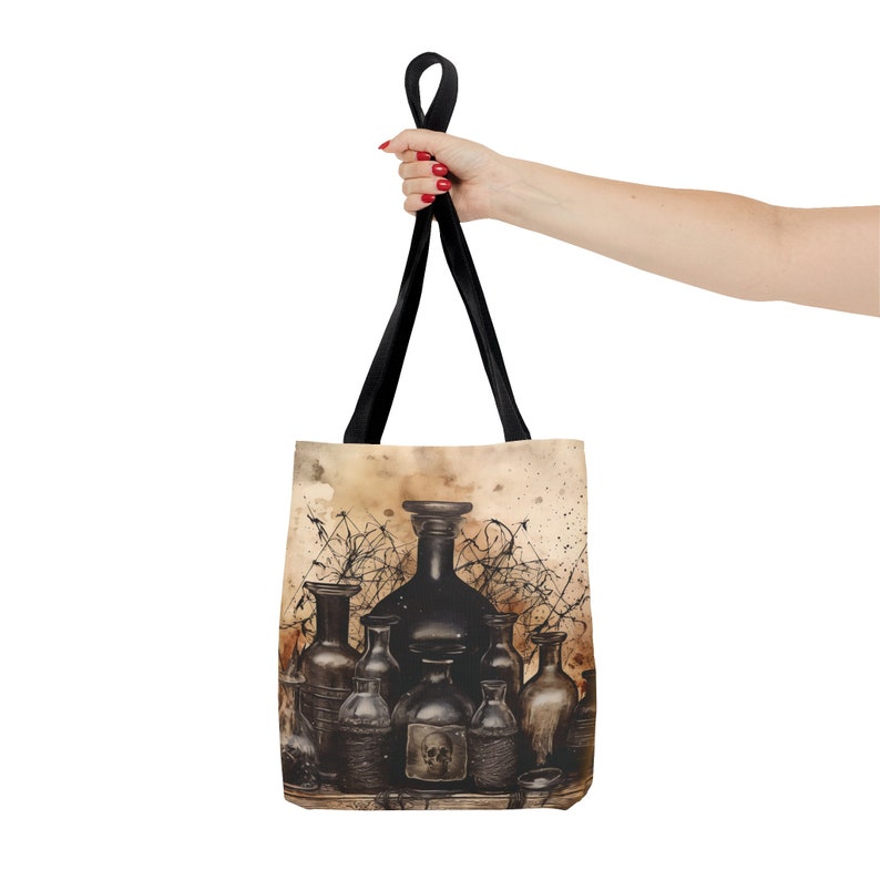 Apothecary Tote Bag | Witches Potion Shoulder Bag | Alchemy Shopping ...