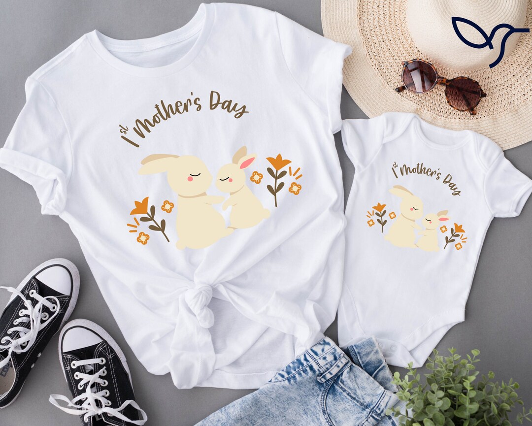 1st Mothers Day Matching Shirt for Mommy and Baby , Matching Mom and ...