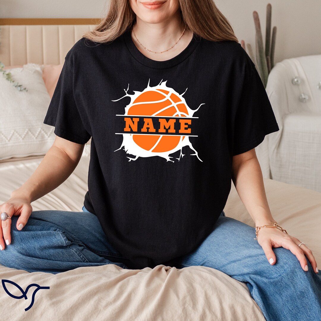Custom Name Basketball Shirt, Your Team Basketball T-shirt ...