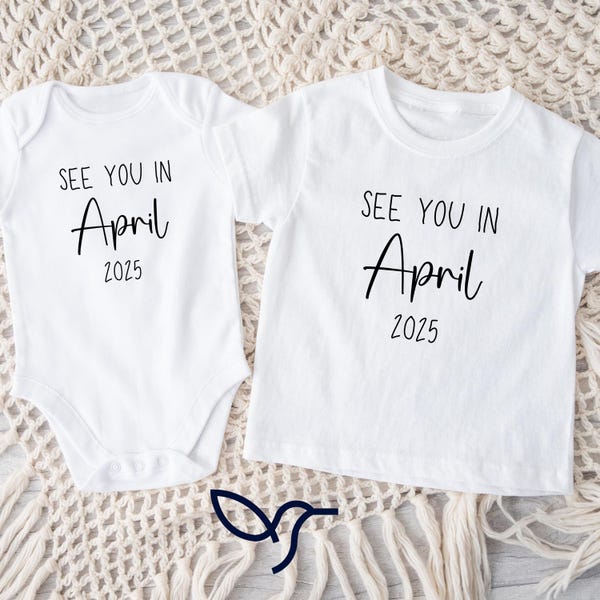 Baby Coming April Announcement - Etsy