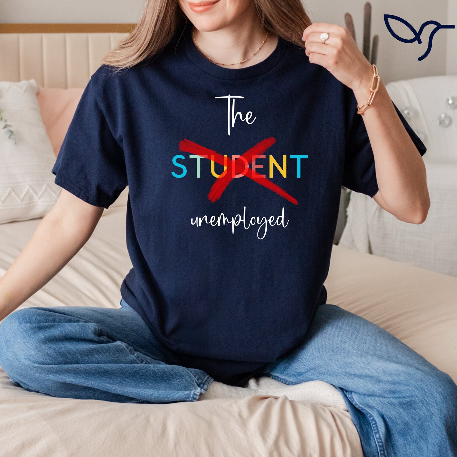 The Student Unemployed T-shirt, University Student Shirt, Trending ...