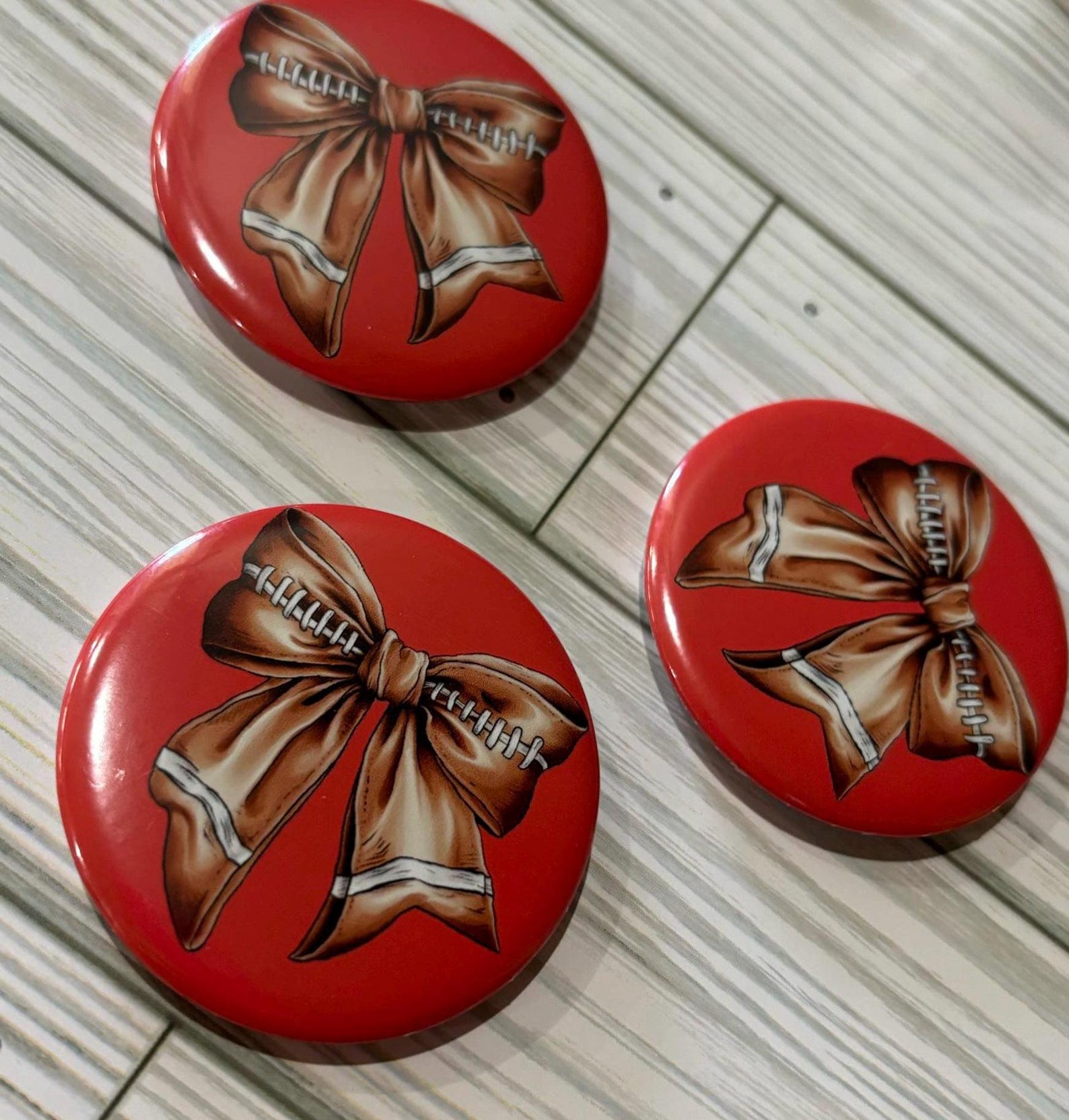 Game Day Buttons/ Game Day Pins/ Football Buttons/ Game Day Pinbacks ...