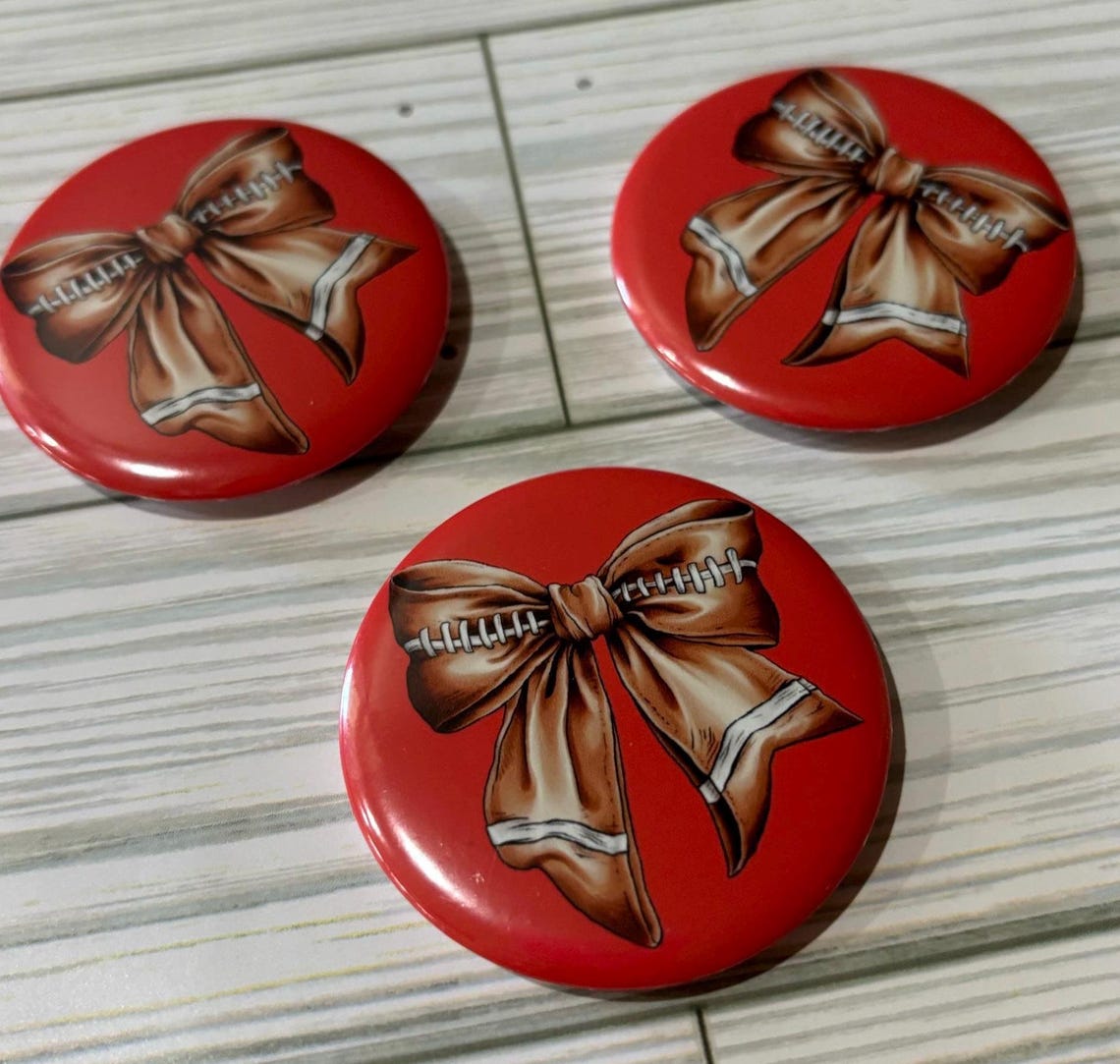 Game Day Buttons/ Game Day Pins/ Football Buttons/ Game Day Pinbacks ...