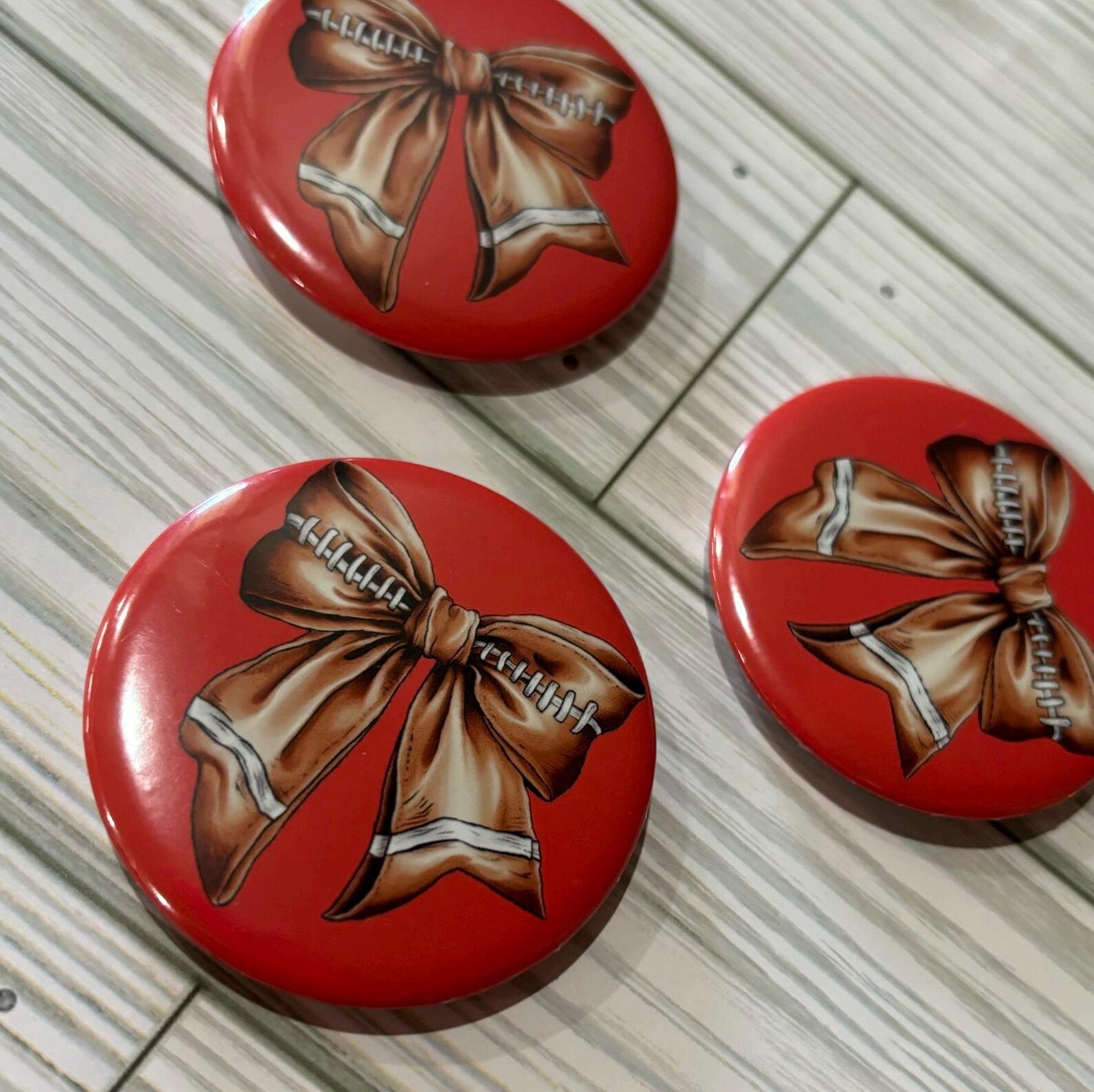 Game Day Buttons/ Game Day Pins/ Football Buttons/ Game Day Pinbacks ...