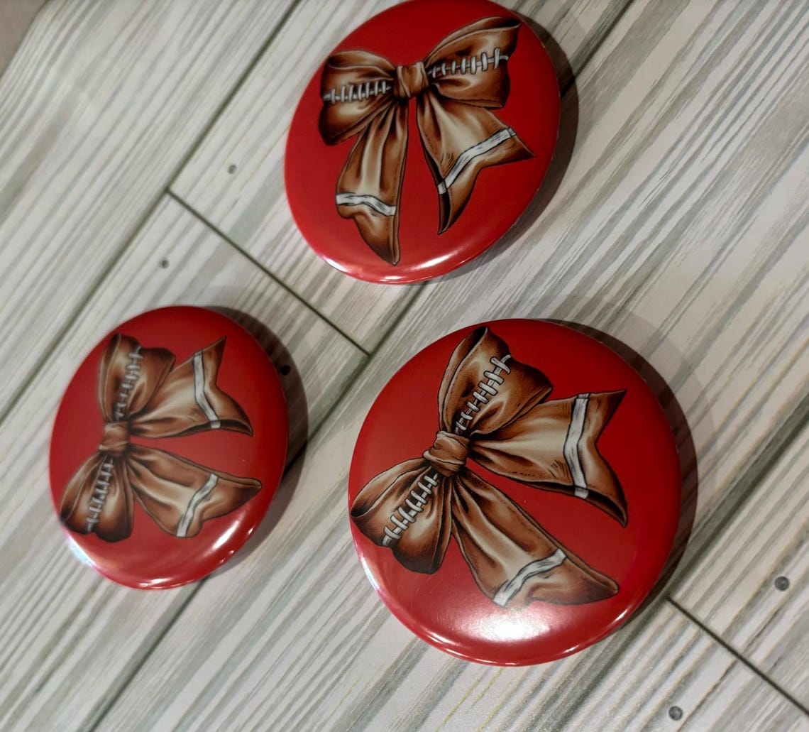 Game Day Buttons/ Game Day Pins/ Football Buttons/ Game Day Pinbacks ...