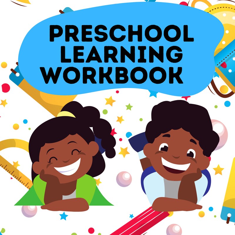 Preschool Workbook - Etsy