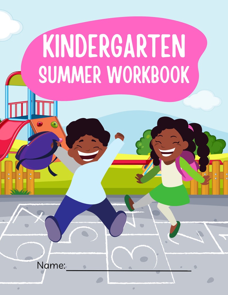Kindergarten Workbook - Etsy