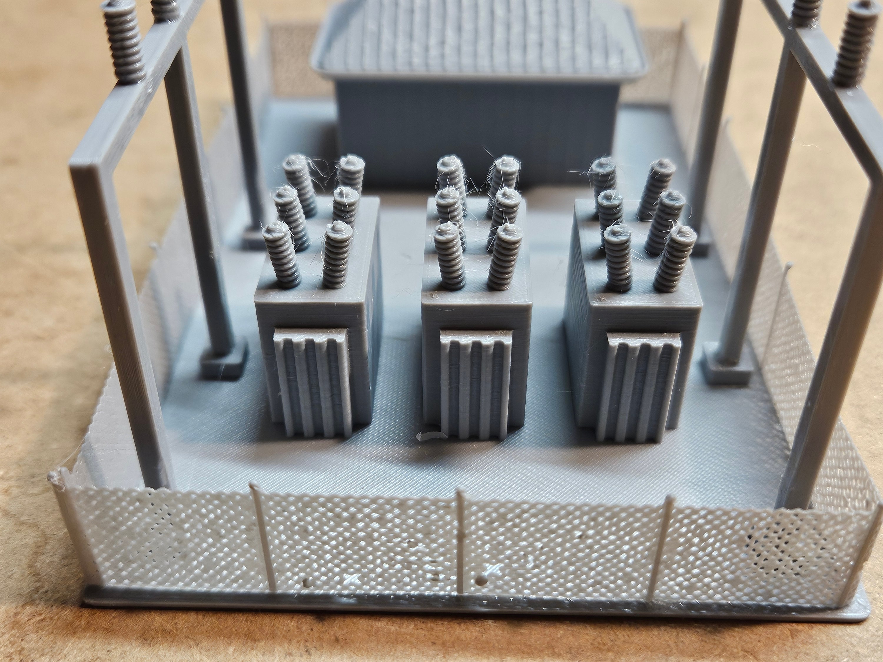 N-scale Substation & Power Line Poles - Etsy