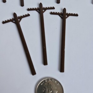 N-scale Substation & Power Line Poles - Etsy