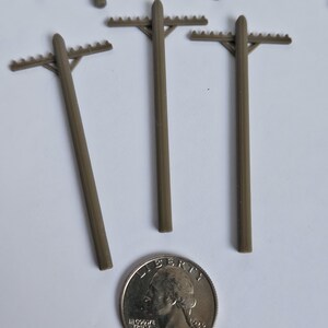N-scale Substation & Power Line Poles - Etsy