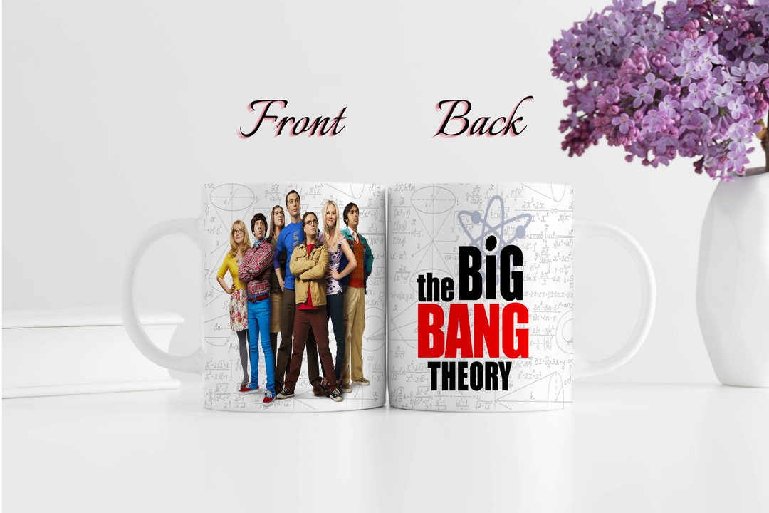 Big Bang Theory Mug, Bazinga, Leonard Hofstadter, Sheldon Cooper ...