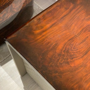 Burr Walnut Briar-root Side Table - Etsy