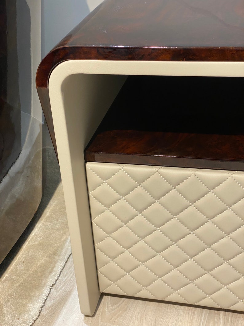 Burr Walnut Briar-root Side Table - Etsy