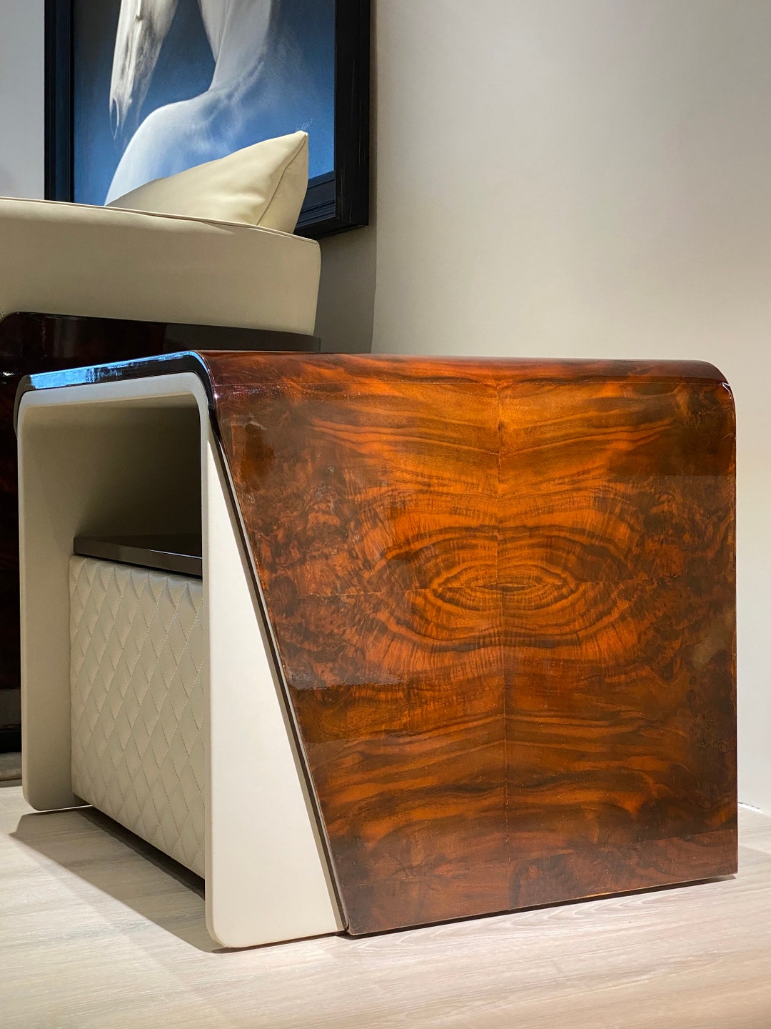 Burr Walnut Briar-root Side Table - Etsy